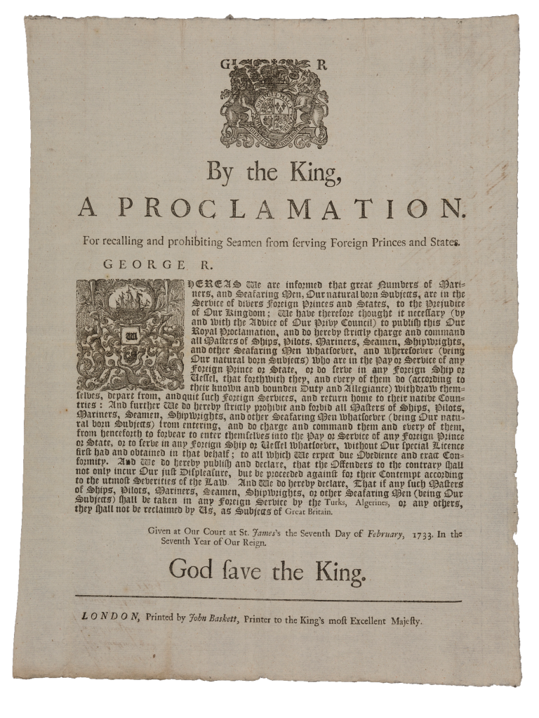 Proclamations – A to Z of Ephemera